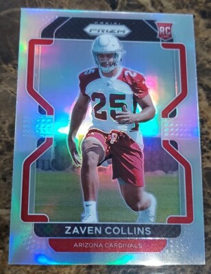 2021 Panini Silver Prizm #432 Zaven Collins Rookie Card Tulsa, Arizona ...