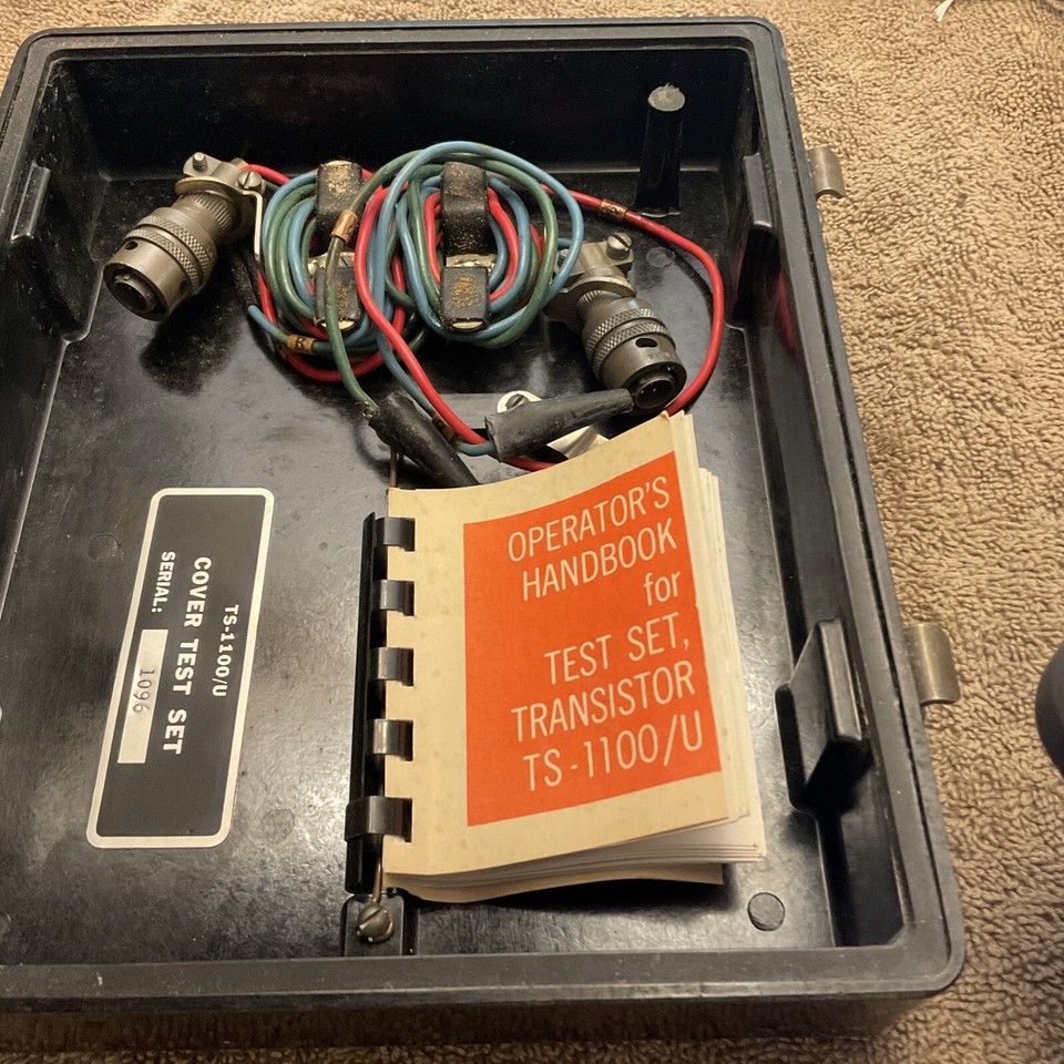 Vintage Military Radio TS-1100/U Transistor Tester | eBay