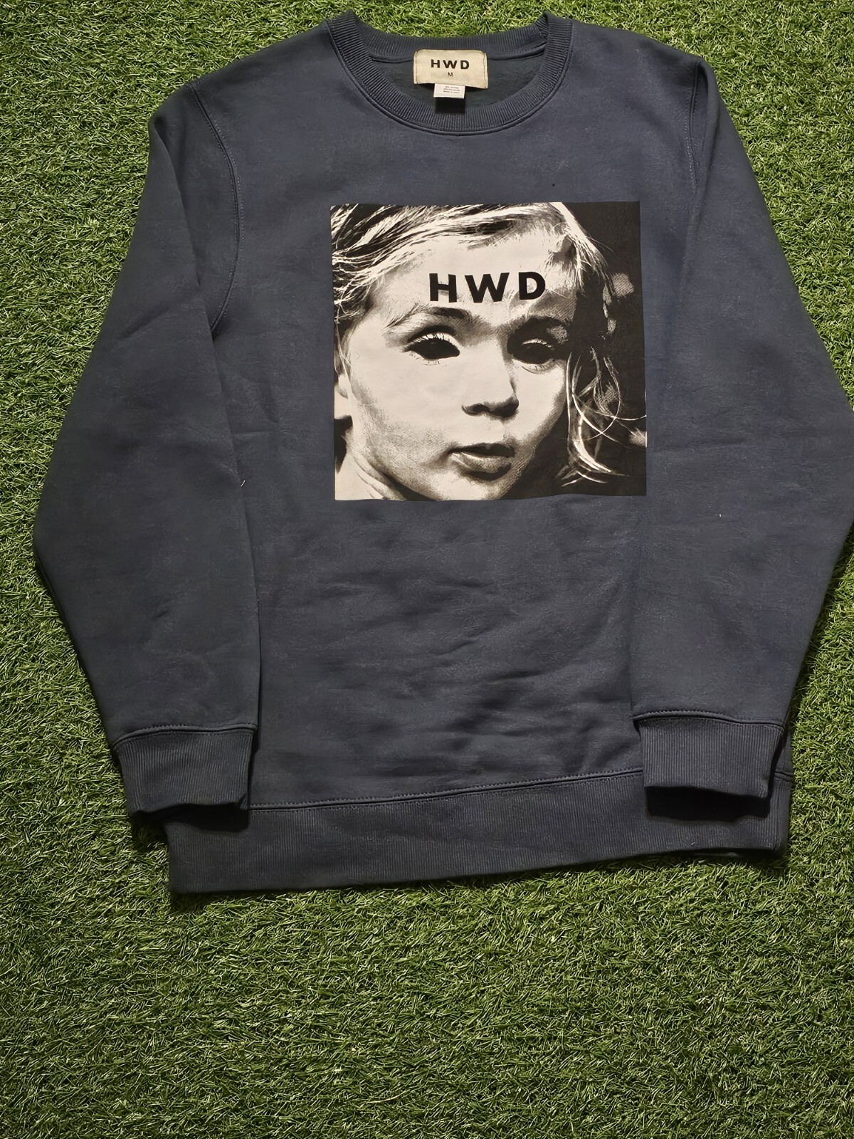 HALFWAY DEAD Blue HWD Sweatshirt Crew Neck Pullover Size MEDIUM Unisex ...
