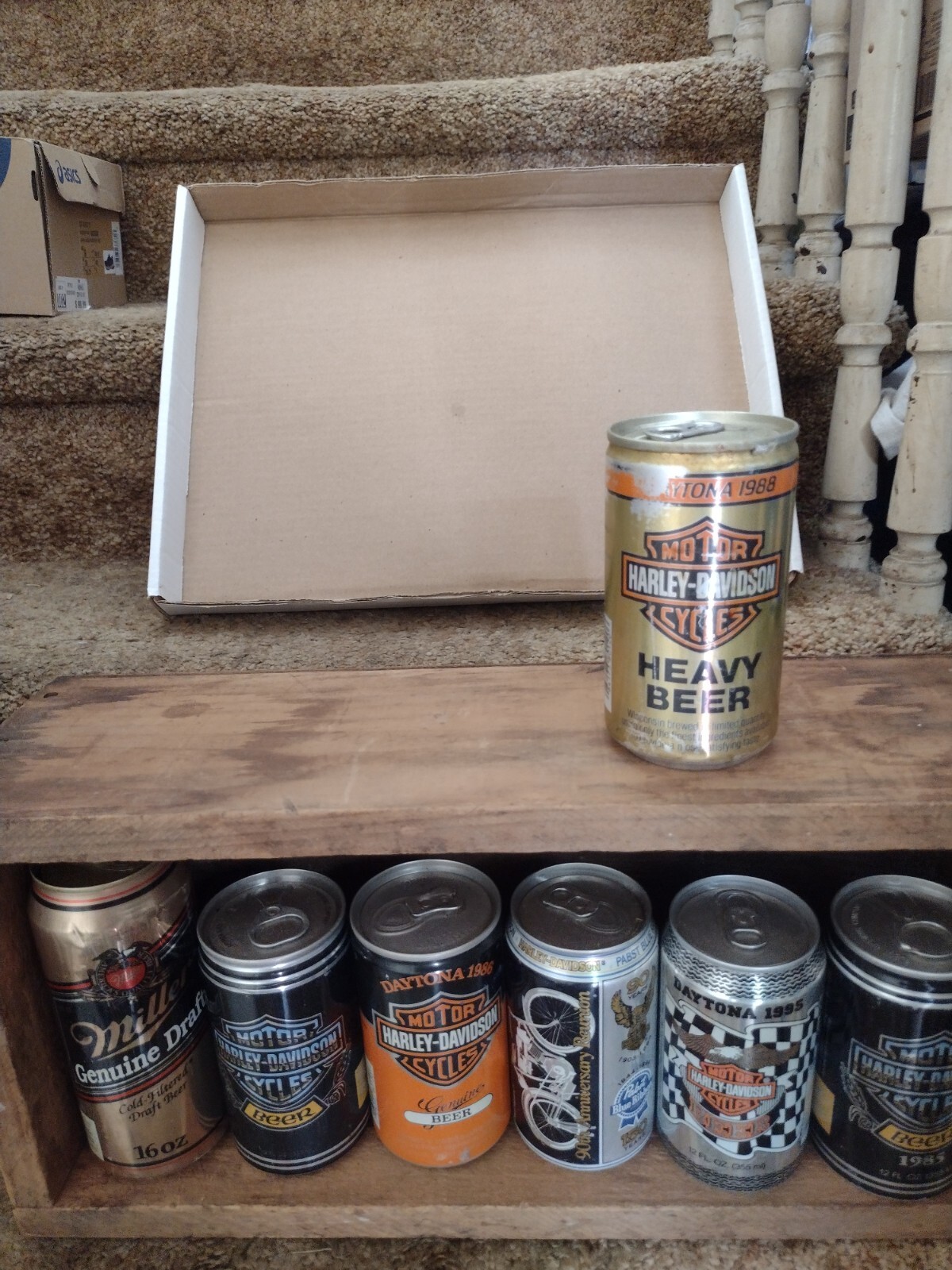 7 Vintage HD Collectible Beer Cans | eBay