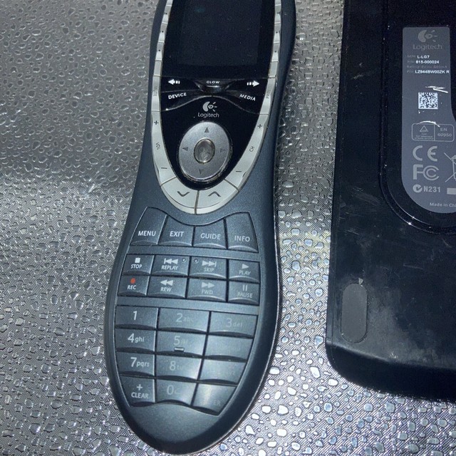 Logitech Harmony 880 Universal Remote Control Charging Dock and Battery ...