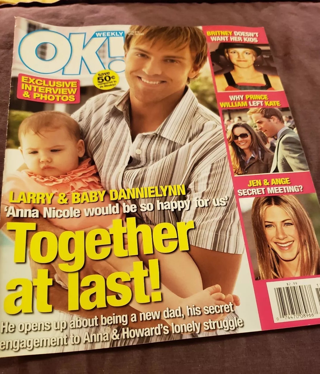 ANNA NICOLE BABY OK! MAGAZINE - APRIL 30, 2007 ISSUE #18 - LARRY ...