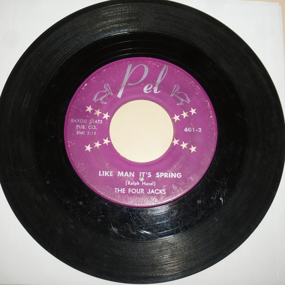 GARAGE BAND 45 RPM RECORD - THE FOUR JACKS - PEL 601 | eBay