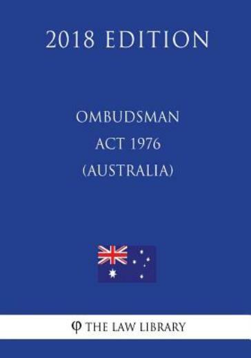 Ombudsman Act 1976 (Australia) (2018 Edition) 9781720611561| eBay