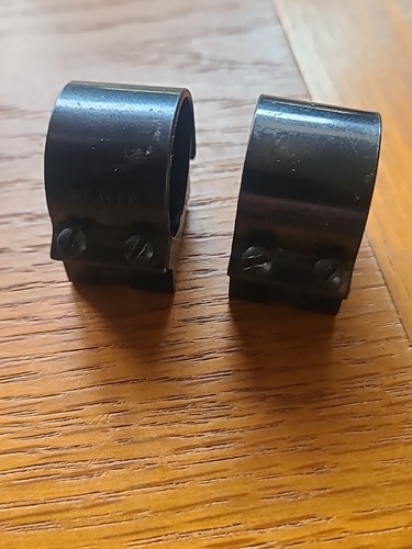 Vintage Weaver 1in Rifle Scope Rings | eBay