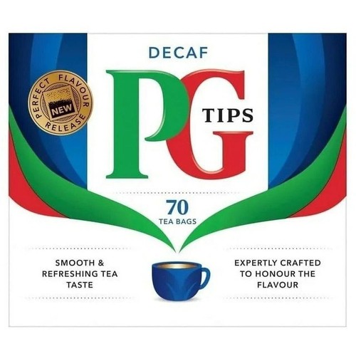 PG Tips Decaf 70 Ct Tea Bags - Pack of 3 | eBay