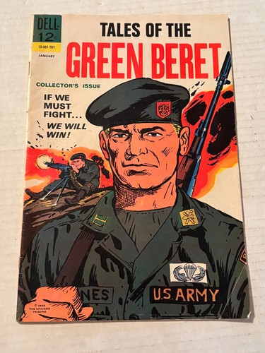 1967 Dell Tales of the Green Beret #1 Comic Book /A613 | eBay