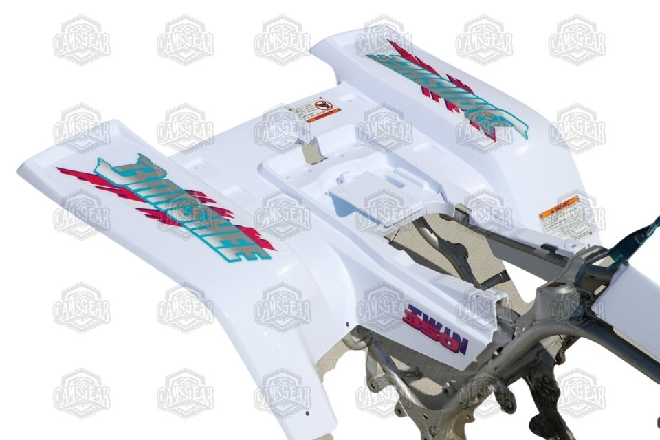 NEW 1992 Yamaha Banshee Teal White Plastics Fenders with Graphics Like ...