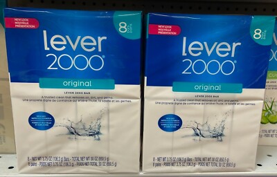 Lever 2000 Bar Soap Original 3.75 oz each, 16 Bars | eBay