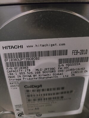 CalDigit HDPro 1 TB Drive Module 1000 GB with tray | eBay