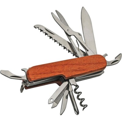 Rite Edge Style Folder Brown Wood Handle Tools Include Small Blade ...