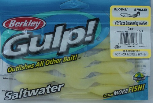 Berkley GSSM4-GL Gulp 4" Mullet Lumineux 10 Ct | eBay