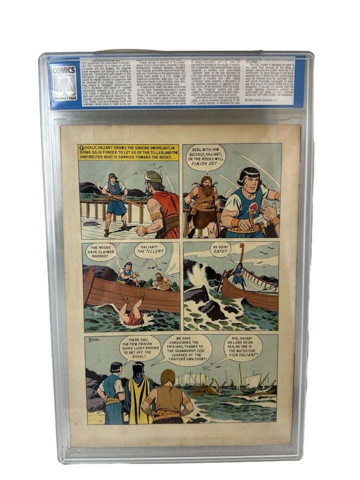 CGC 7.5 VF- PRINCE VALIANT #650 FOUR COLOR DELL PUBLISHING 1955 VINTAGE ...