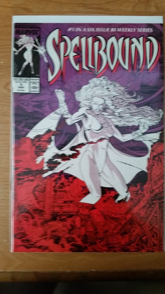 Ends 6/23 11AM PST Spellbound #5 (Forgotten 1988 Marvel series with no ...