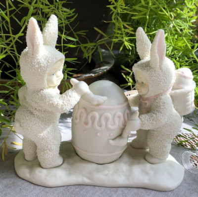 DEPT 56 SNOWBABIES - I'LL PAINT THE TOP (EASTER EGG) | eBay