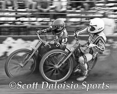 1981 IMS MIKE FARIA AND DAVE DeTEMPLE 8 X 10 SPEEDWAY MOTORCYCLE PHOTO ...