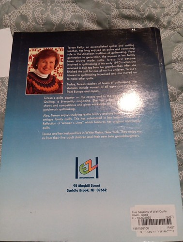 Five Seasons Of Wall Quilts Teresa Reilly PB Pattern Book Pre-owned ...
