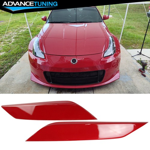 Fits 03-09 Nissan 350Z Front Headlight Eyelid Eyebrow Covers Painted # ...