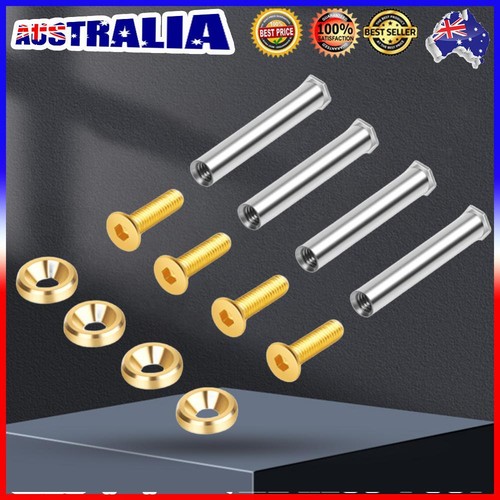 A# 4pcs PC Case Fan Screws Enhanced Stability with Spacer and Tool for ...