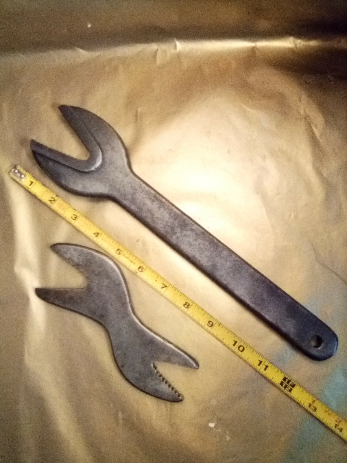 Antique Vaughan And Bushnell No.2 And Large Unbranded Alligator Wrench ...