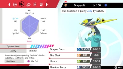 Pokemon Sword and Shield 6iv Shiny Dragapult - FAST DELIVERY! | eBay