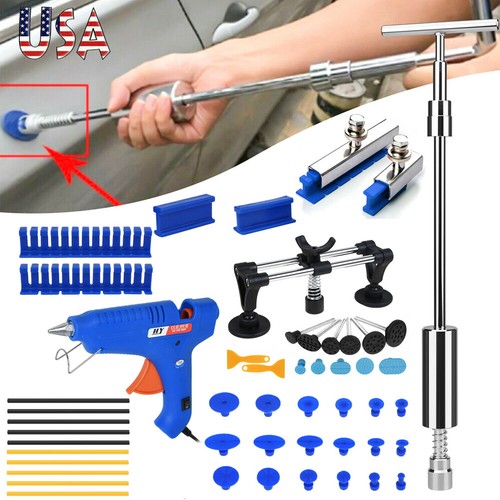 Car Paintless Dent Repair Tools Hail Damage Remover Puller Lifter Glue ...