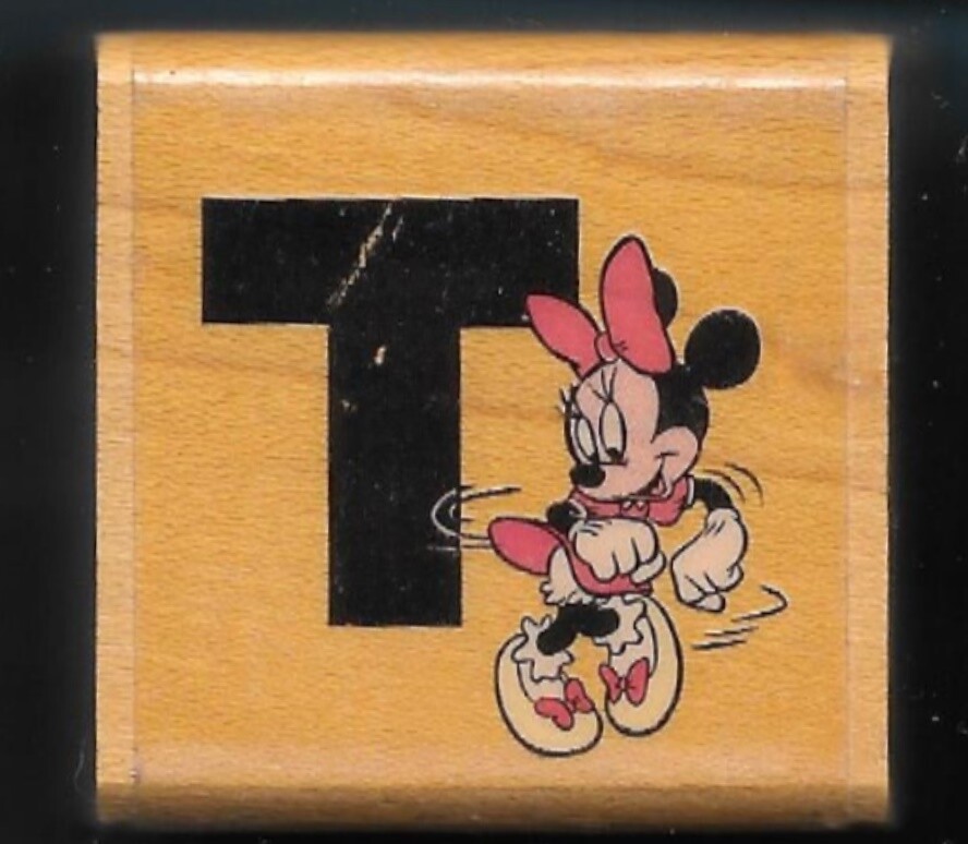 Minnie Mouse Wooden Letters