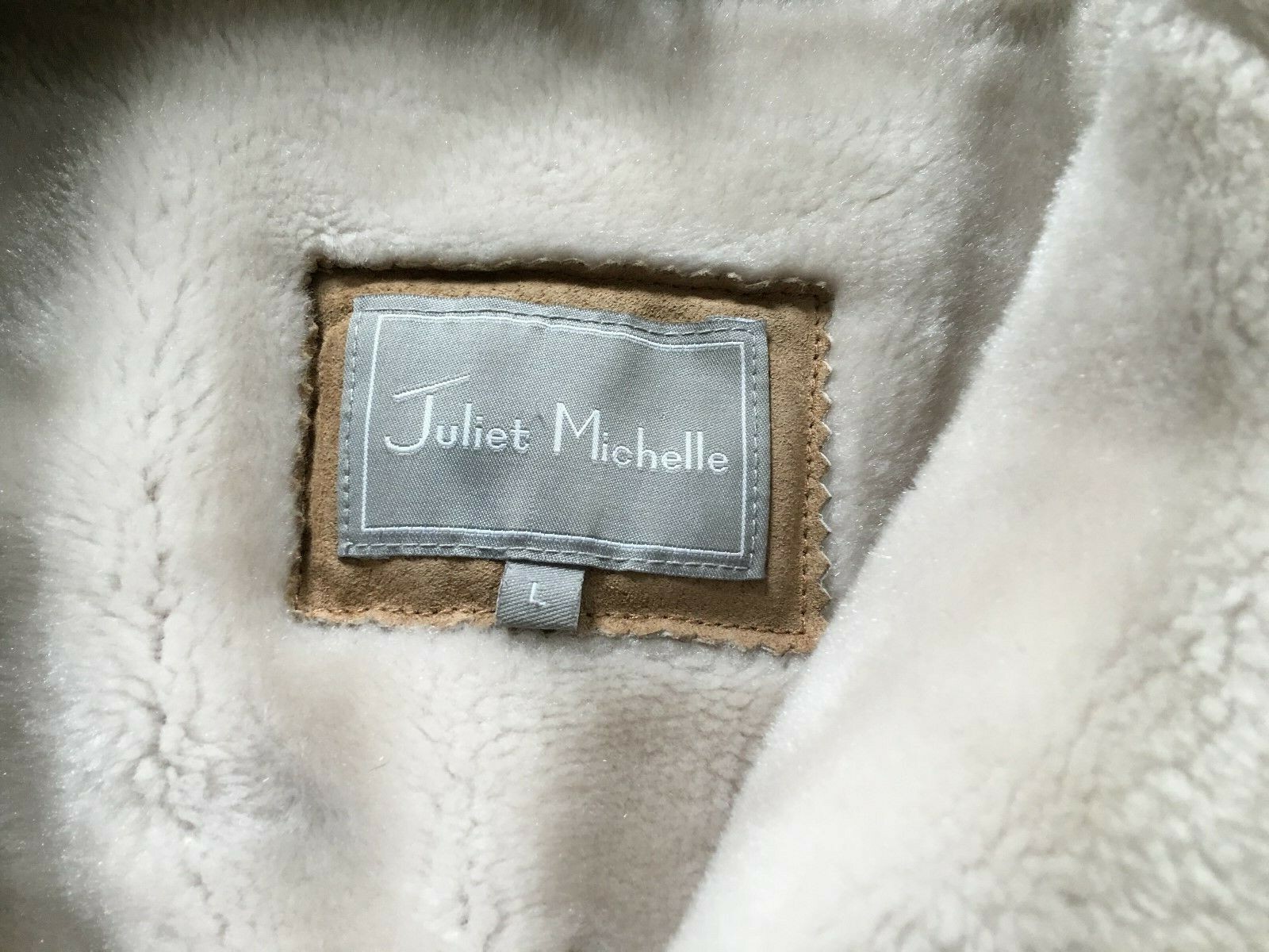 JULIET MICHELLE by ADLER Womens LEATHER FAUX FUR COAT… - Gem