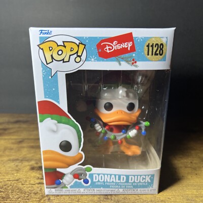 Funko Pop! Disney Holiday DONALD DUCK #1128 Christmas Lights Vinyl ...