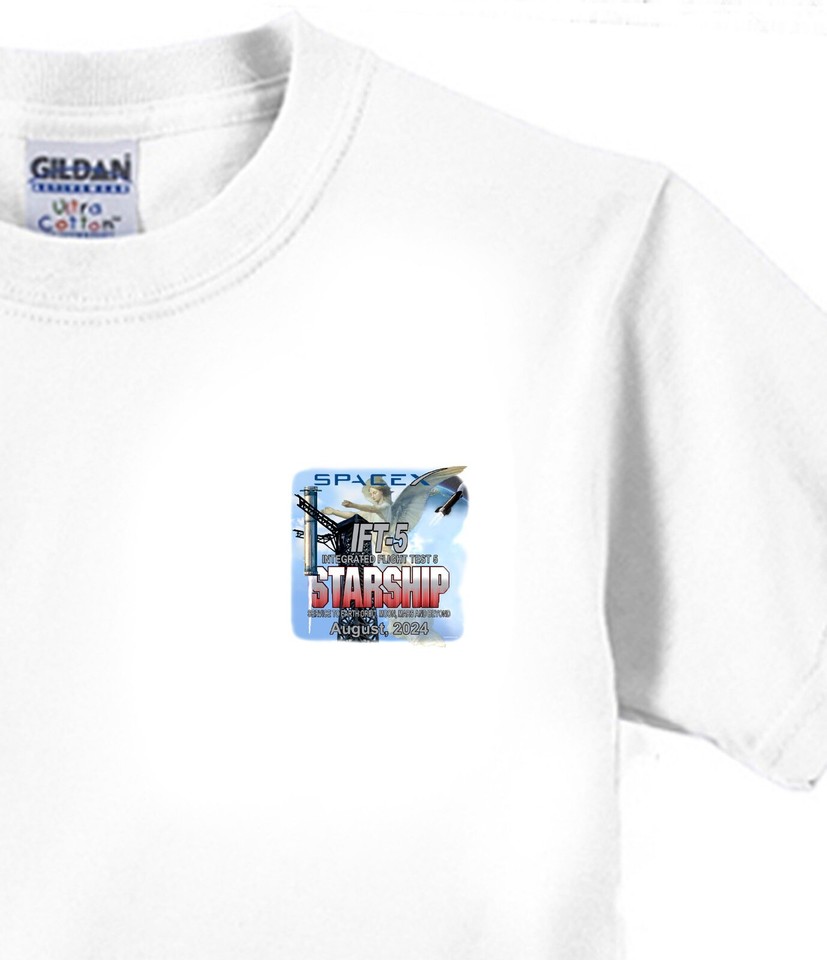 Spacex Starship IFT-5 – Integrated Flight Test 5 T-Shirt | eBay