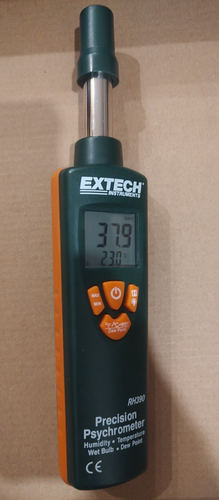 Extech Precision Psychrometer RH390 Measures Humidity, Dew Point Etc ...