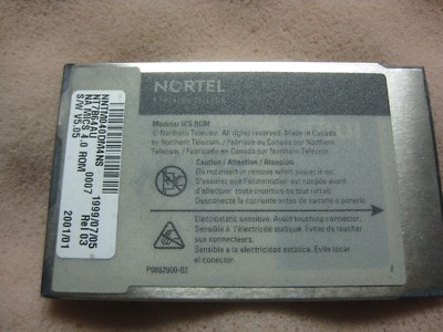 NORTEL NORSTAR MICS MODULAR ICS ROM SOFTWARE 4.0 NT7B64AU 4.0 V5.05 REL ...