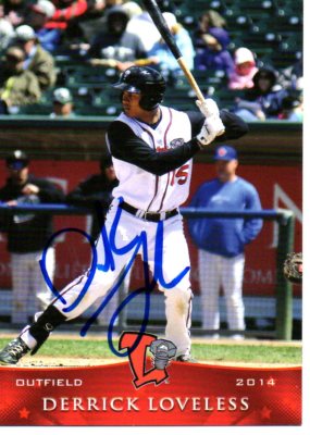 Derrick Loveless 2014 Lansing Lugnuts Signed Card | eBay