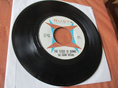 THE COUNT VICTORS-The Story of Bonnie/Rust 45-VG/1961/Rare Terra Haute ...