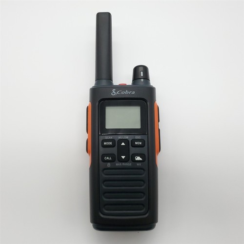 Cobra RX680 Waterproof Walkie Talkie for Adults, Black and Orange ...
