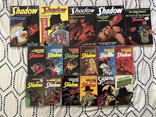 Lot of 17 The Shadow By Maxwell Grant 1975 Paperback Books Double ...