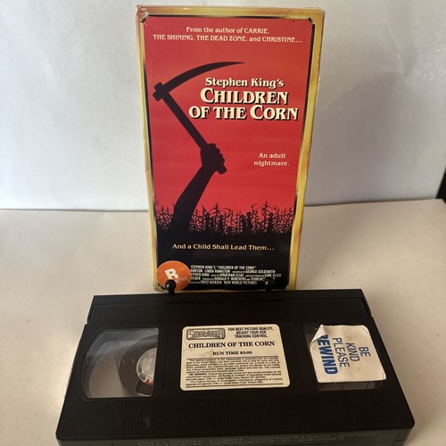 Children Of The Corn VHS 1992 Horror Stephen King R&G Starmaker 1984 ...