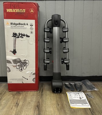 Yakima RidgeBack Hitch Bike Rack: 4-Bike, 1-1/4", 2" Receiver, Silver ...