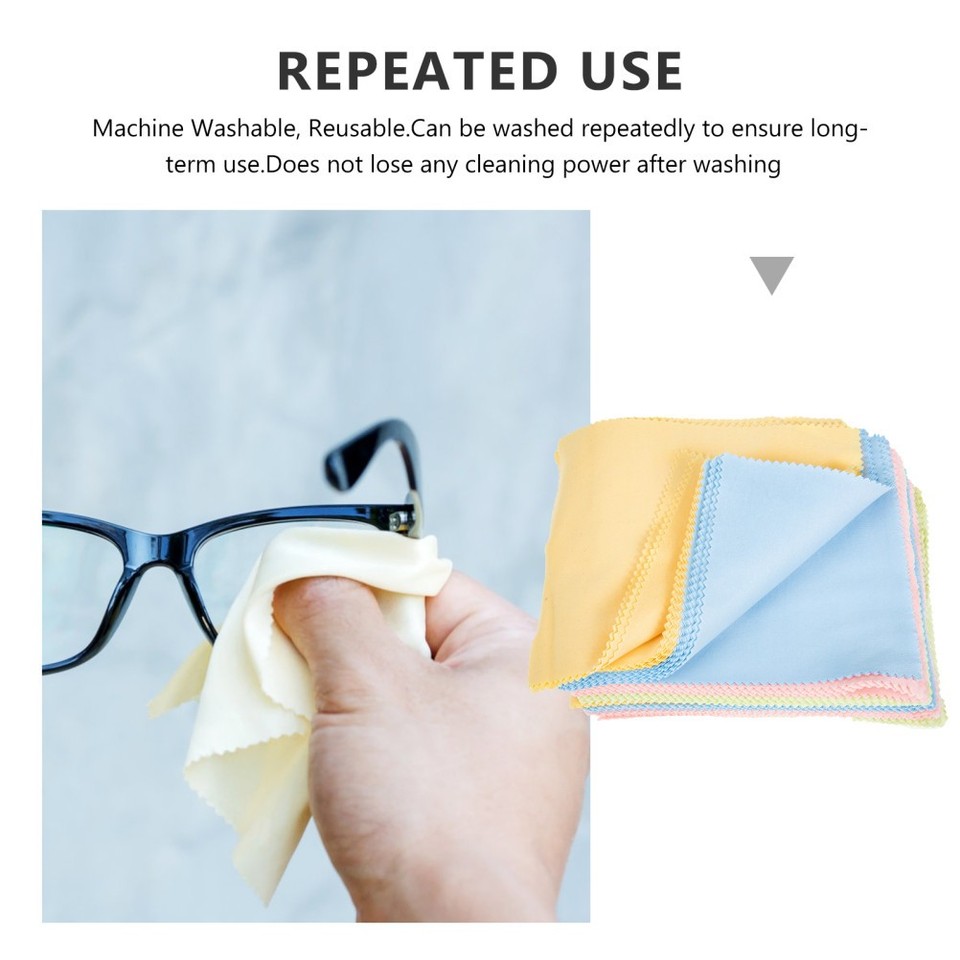 Screen Cleaner Cloth Portable Eyeglass Cleaners Wipes for Glasses ...