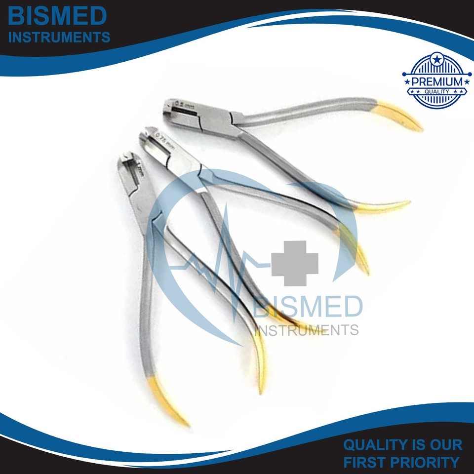 3 Pcs TC Dental Step Pliers Orthodontic Detailing Arch Wire Bending ...