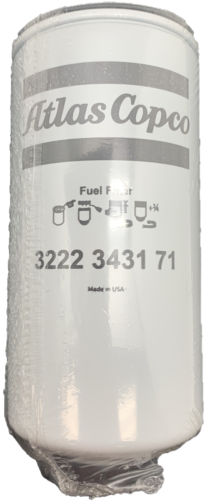 Atlas Copco Machine Fuel Filter 3222 3431 76 Spin on Genuine Parts Made ...