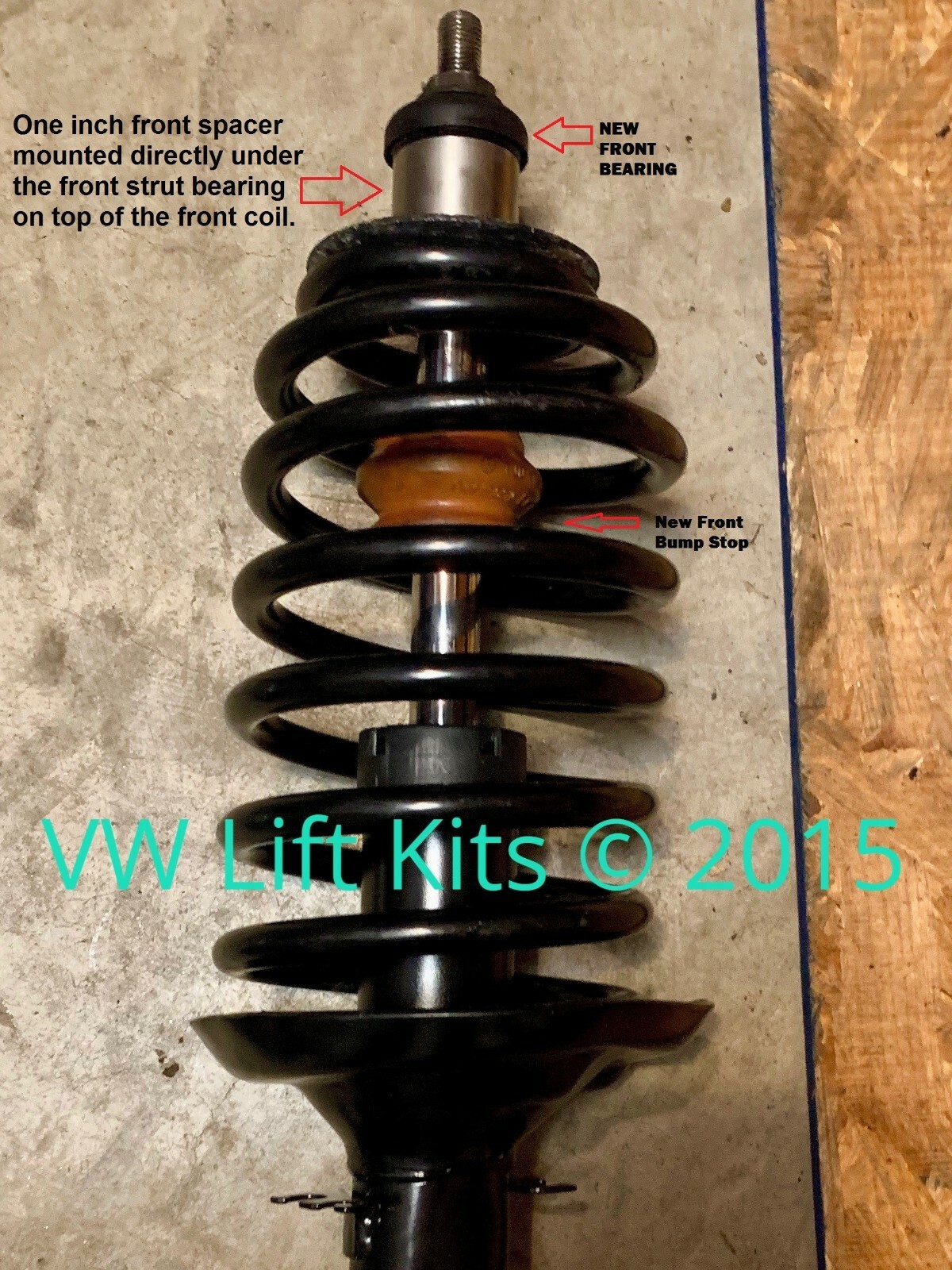 Lift Kit for VW MK4 Jetta 1999-2005 Golf GTI 1999-2006 Bilstein ...