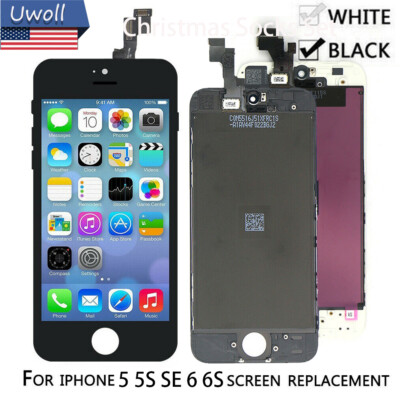 For iPhone 5 5S SE 6 6S Screen Replacement LCD Assembly Touch Display ...