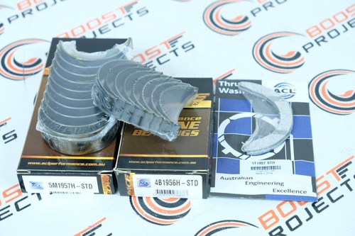 ACL STD Size Main & Rod Bearing & Thrust Washer Set For Honda D16A ...