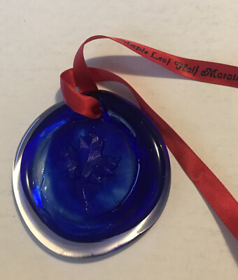 MAPLE LEAF Running Half Marathon Race 2013 Medal MANCHESTER CENTER ...