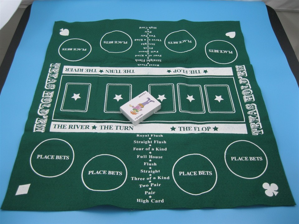 Tripoley Michigan rummy royal game mat sheet board vintage felt Cadaco ...