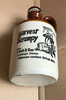 Vintage Stoneware Flagon Harvest Scrumpy Cider Bottle S.Inch & Son ...