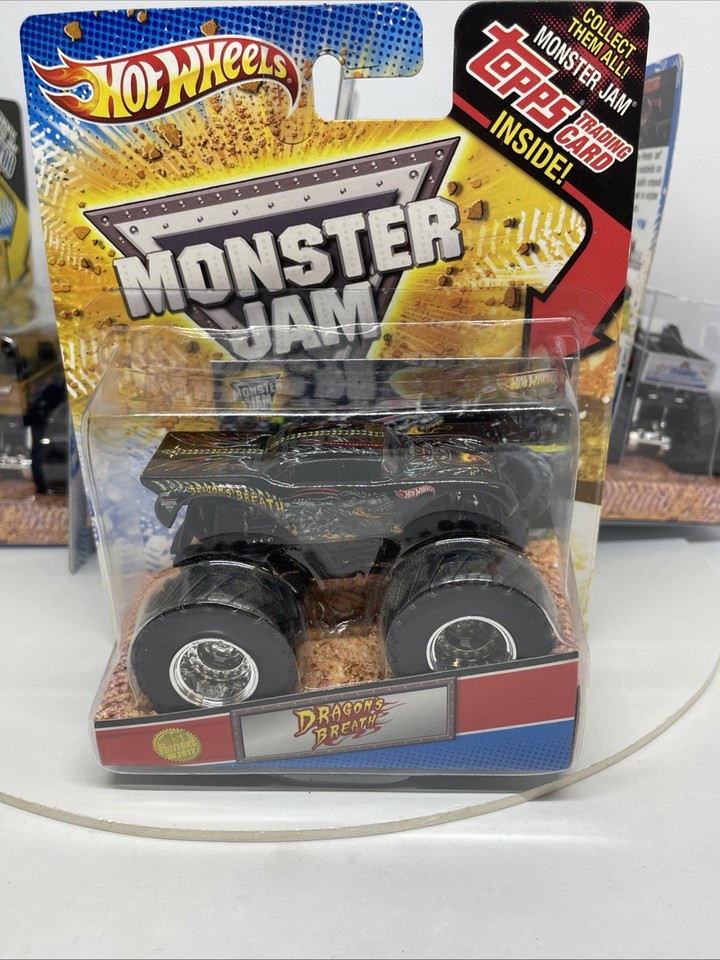 Hot Wheels Monster Jam Obsession/spectra, Eradication Set Of 5 Monster ...