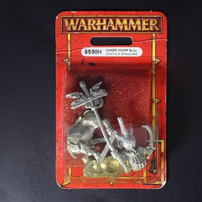 Chaos Dwarfs, Bull Centaur Standard , Games Workshop | eBay