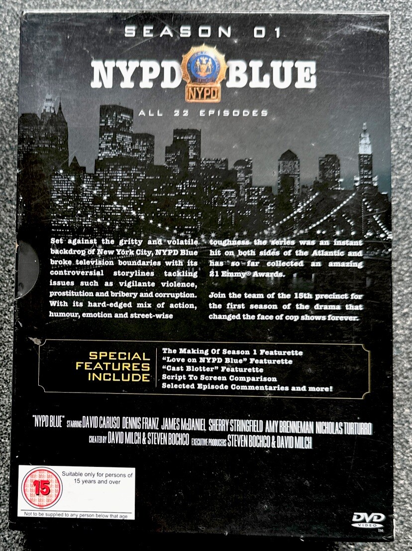 NYPD Blue - Series 1 - Complete (Box Set) (DVD, 2003) for sale online ...